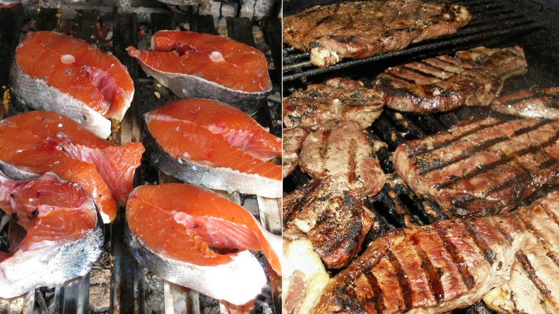 Poisson riche en acides gras - viande riche en fer